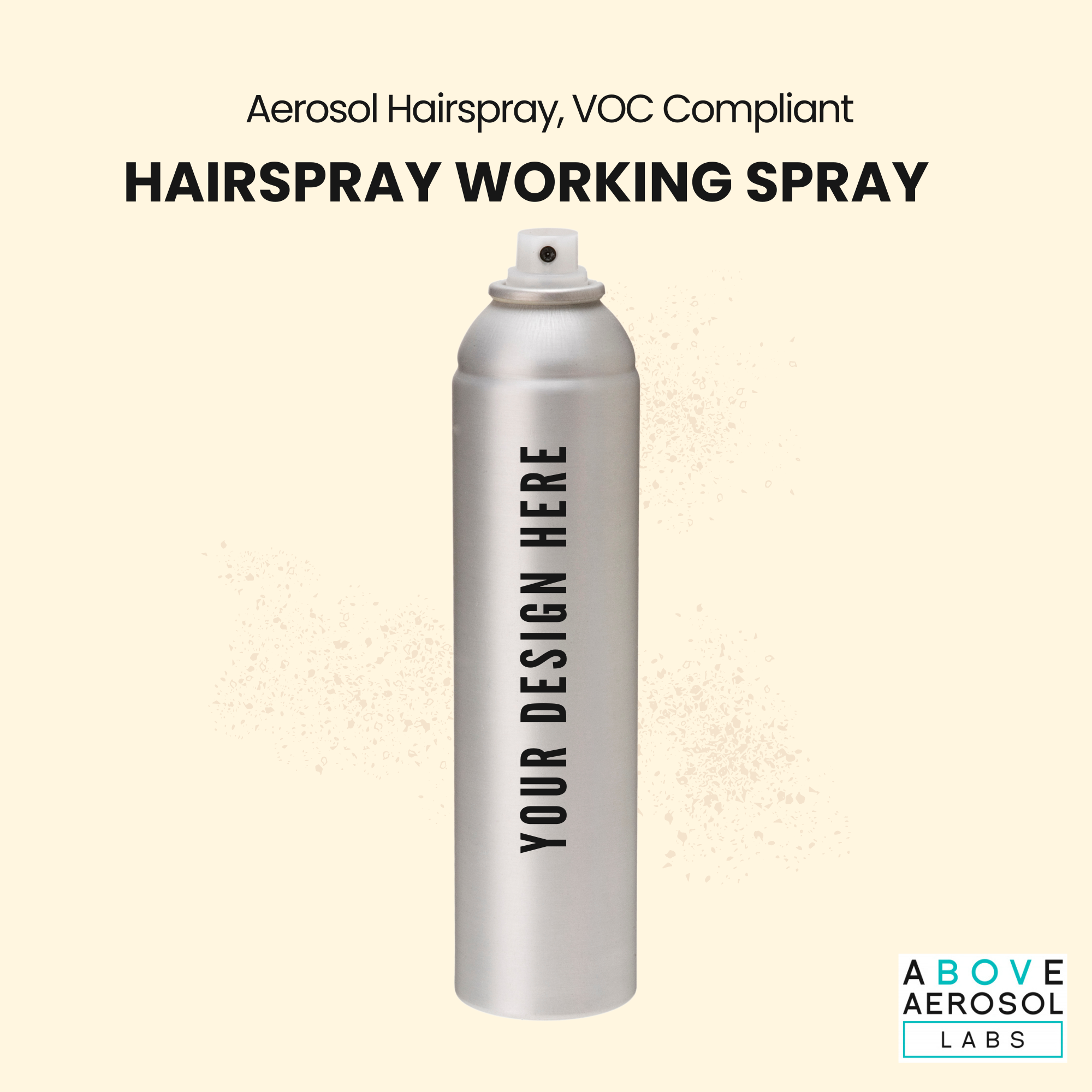 Private Label & White Label Hairspray Working Spray